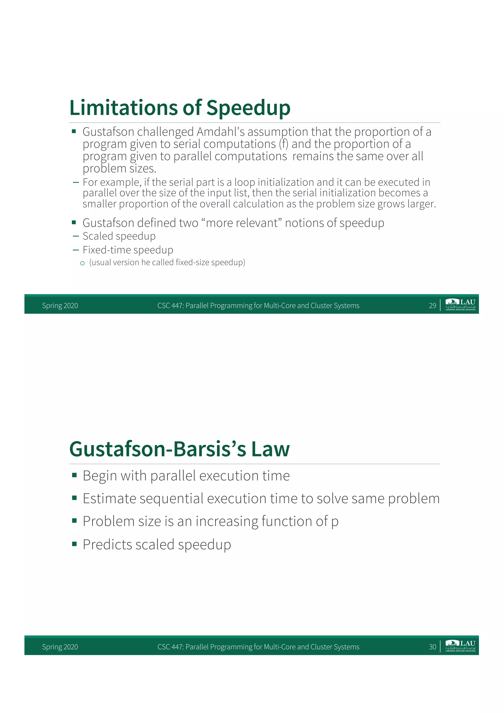 Parallel Programming for Multi- Core and Cluster Systems - Performance ...