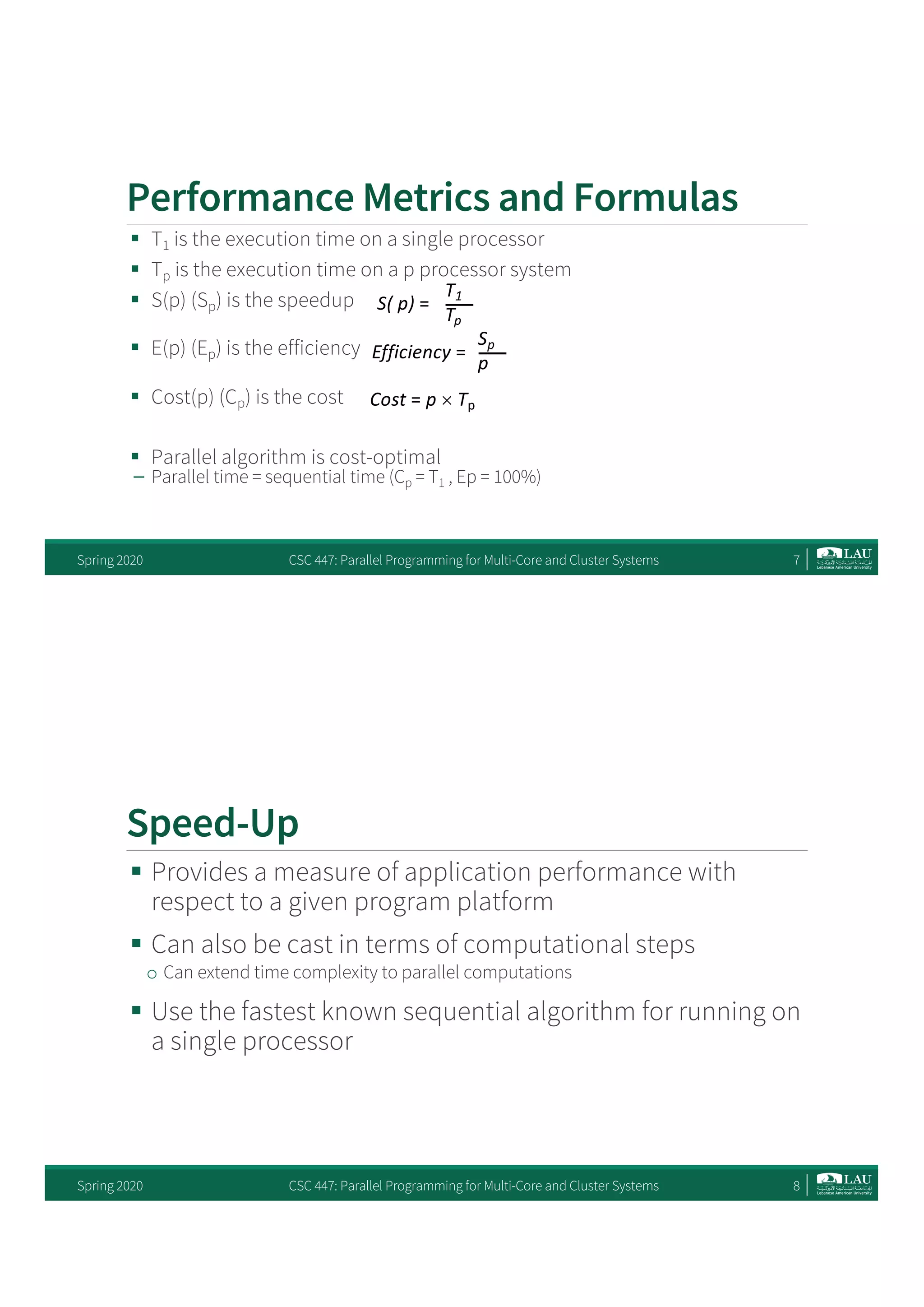 Parallel Programming for Multi- Core and Cluster Systems - Performance ...