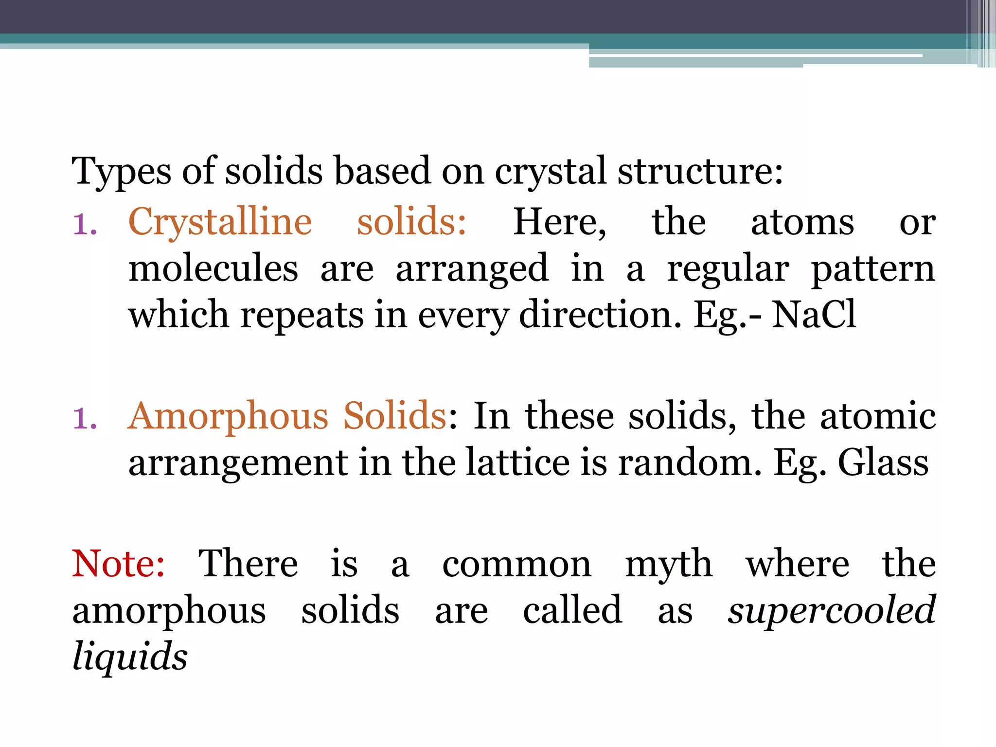 Crystal structure | PPT