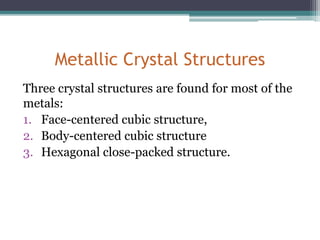 Crystal structure | PPT