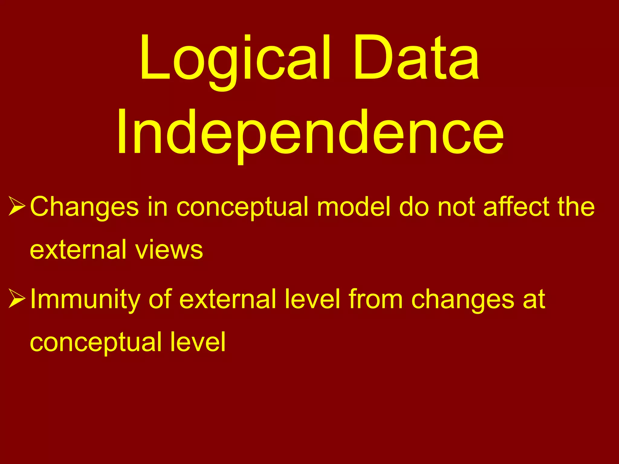 Three schema Architecture in DBMS | PPT