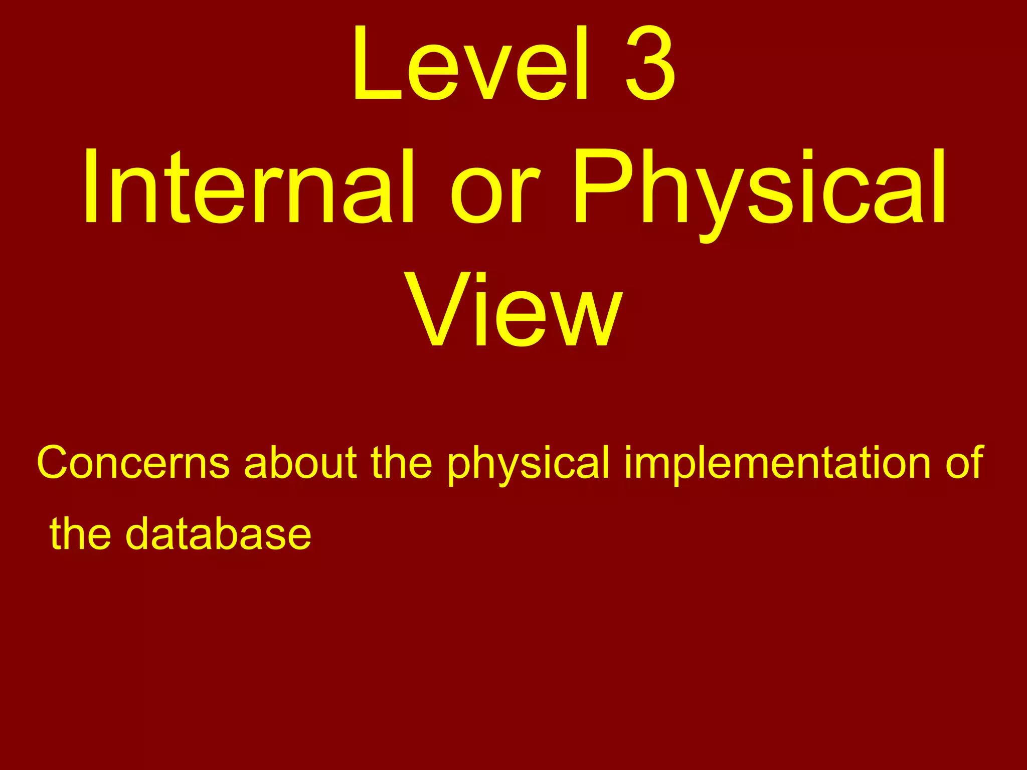 Three schema Architecture in DBMS | PPT