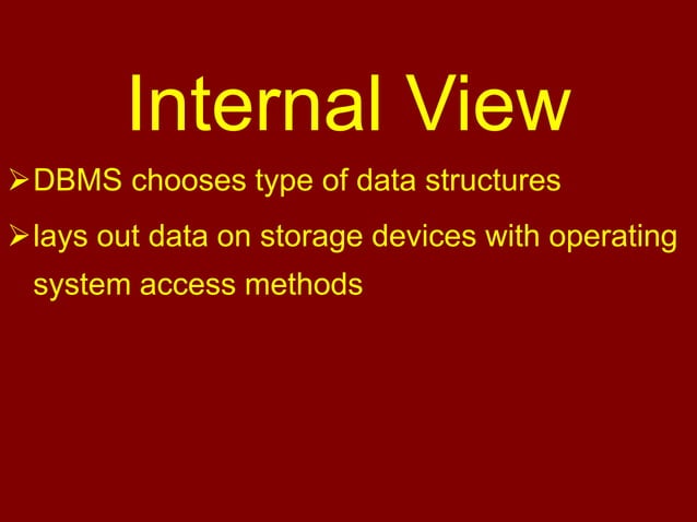 Three schema Architecture in DBMS | PPT