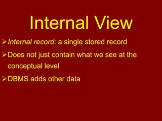 Three schema Architecture in DBMS | PPT