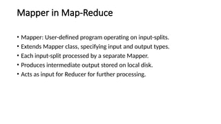 Lecture 04 big data analytics | map reduce | PPTX