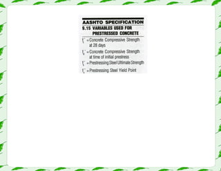 Lecture04 AASHTO girder bridge ( Highway Engineering ) | PDF