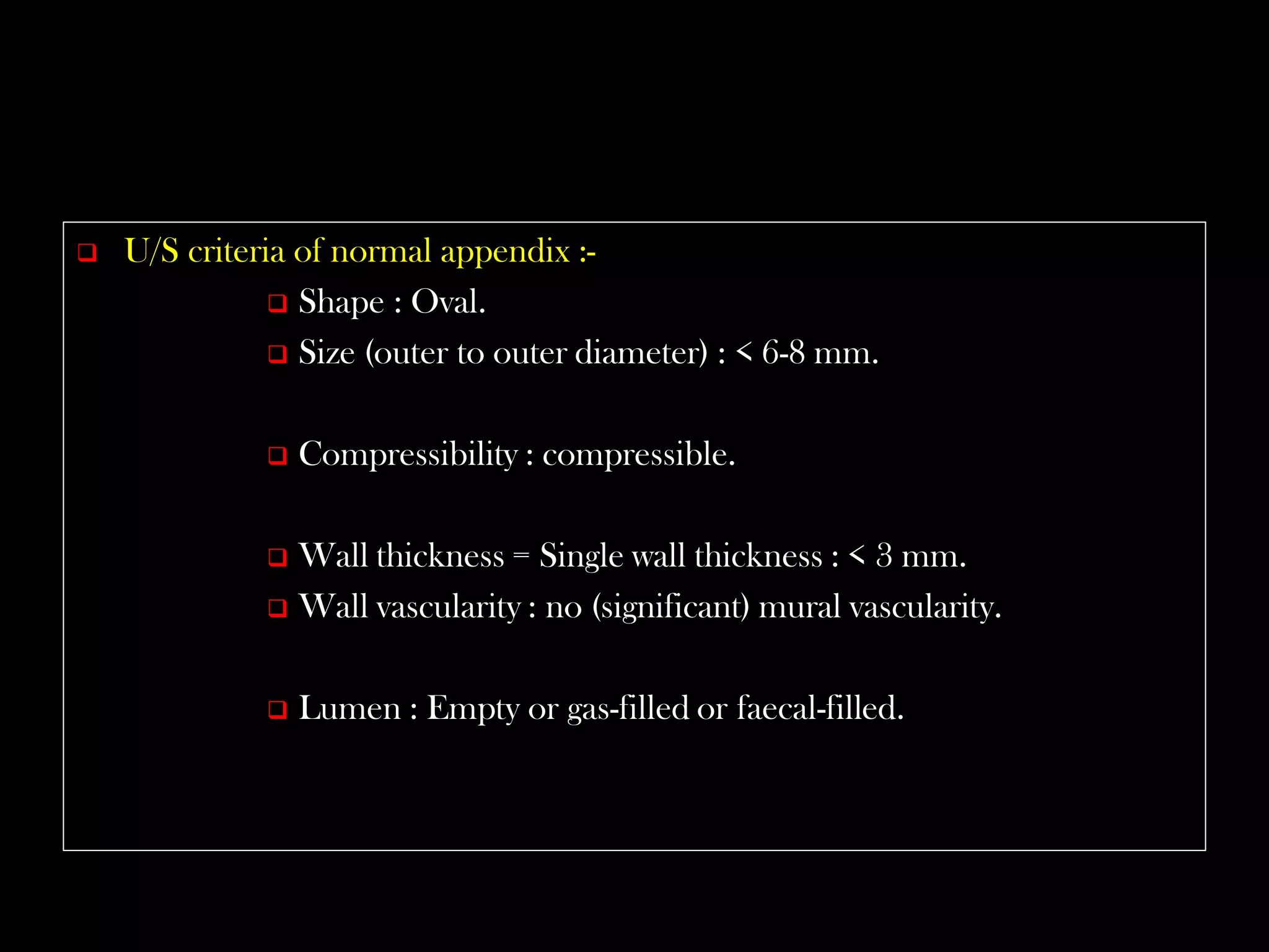Emergency Ultrasound Course -Lecture 04 -Acute Appendicitis -Part 1 | PDF