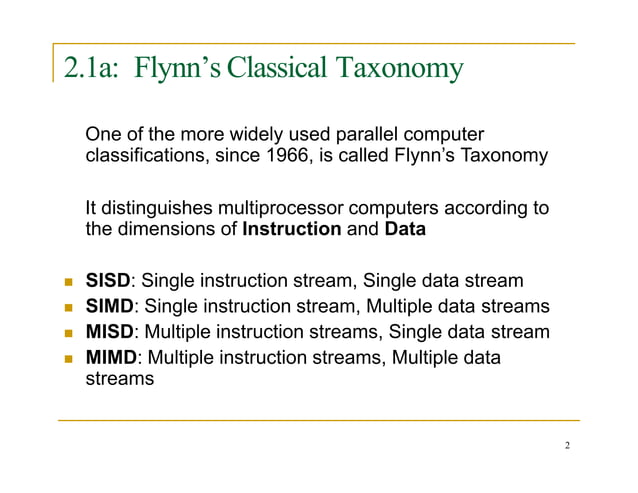 Lecture 04 Chapter 2 Parallel Programming Platforms Ppt