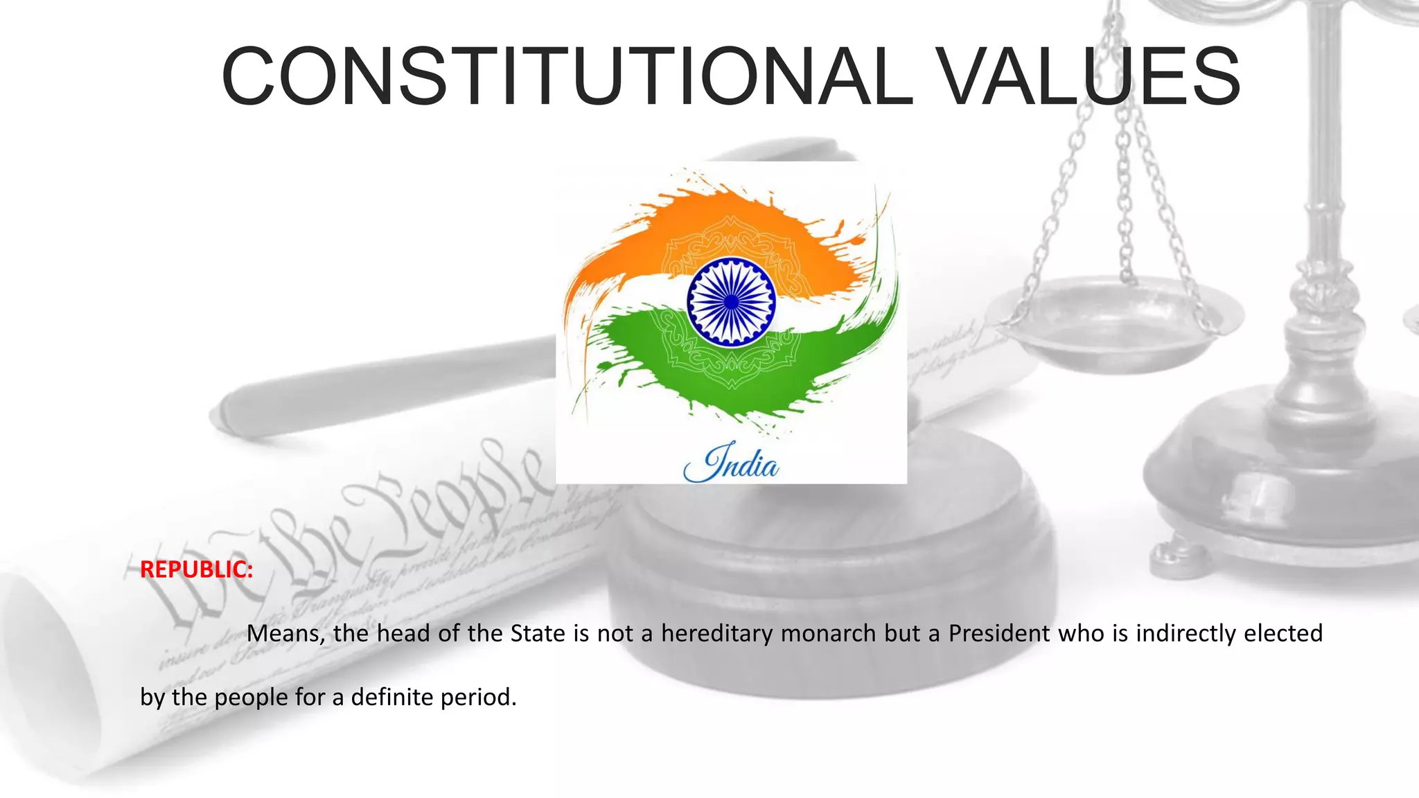 Lecture 04 constitution values | PDF