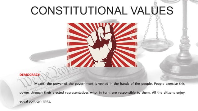 Lecture 04 constitution values | PDF