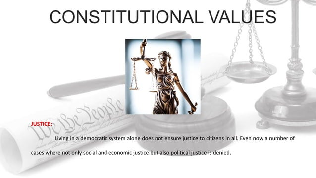 Lecture 04 constitution values | PDF