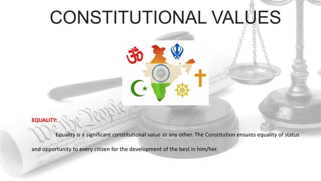Lecture 04 constitution values | PDF