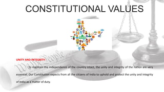 Lecture 04 constitution values | PDF