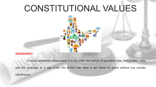 Lecture 04 constitution values | PDF