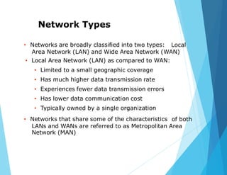 Data Communications and Computer Networks | PPTX