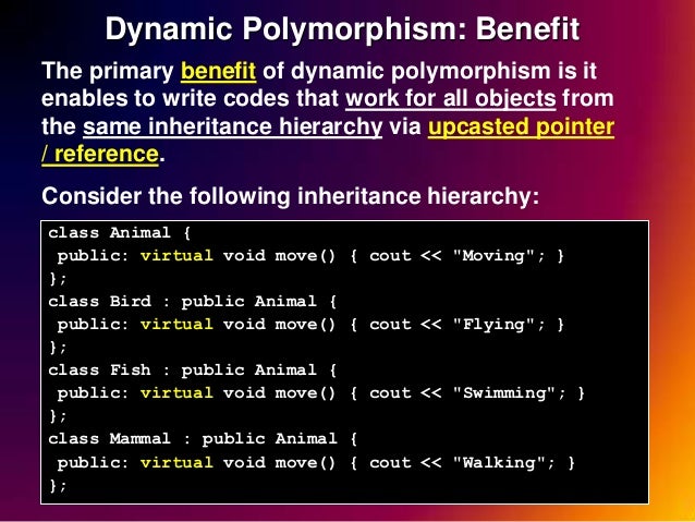 Lecture04 polymorphism