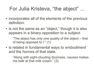 Lecture 04 - The Abject Zombie | PDF