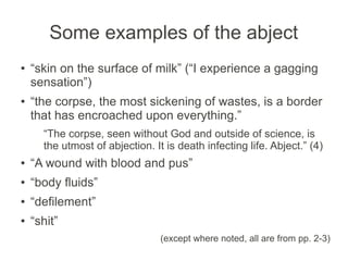 Lecture 04 - The Abject Zombie | PDF