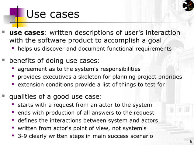 lecture 04 use cases unified modelling language | PPT