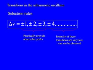 Lecture 04_Vibrational spectroscopy (simple harmonic oscillator model) | PDF