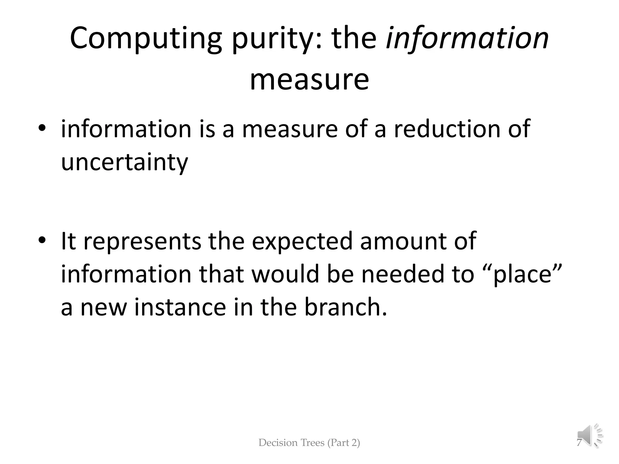 Lecture 4 Decision Trees (2): Entropy, Information Gain, Gain Ratio | PDF