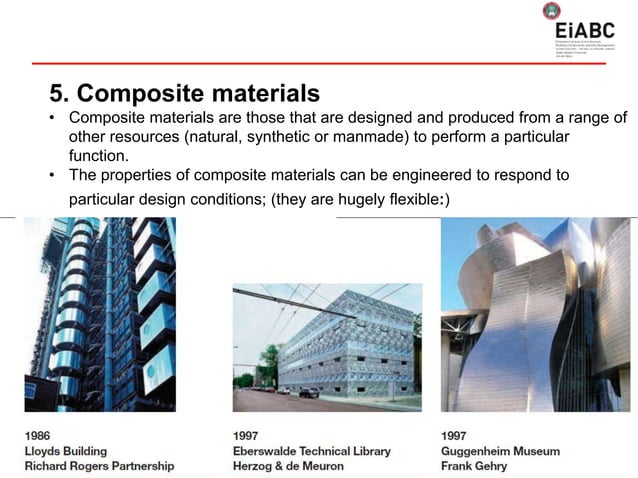 Appropriate material for sustainable building | PPTX | Civil ...