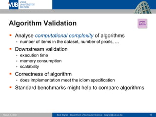 Analysis and Validation - Lecture 4 - Information Visualisation (4019538FNR) | PPT