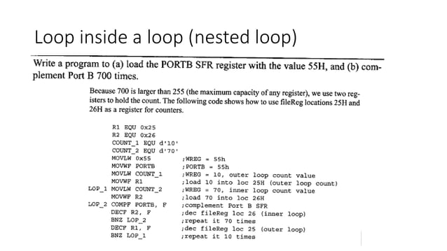 Lecture 04 branch call and time delay | PPT