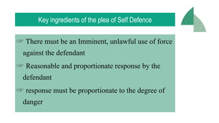 Defences under International Criminal Law | PPTX