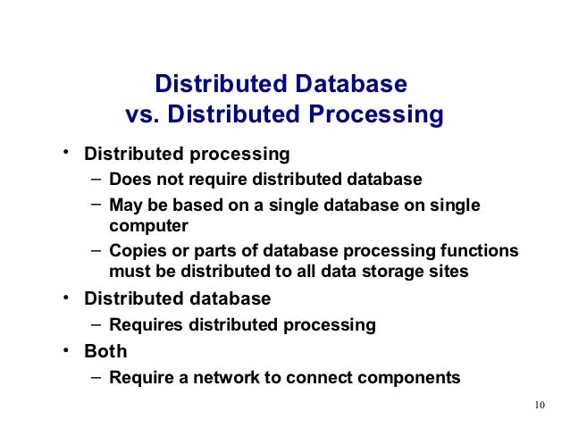 Distributed Dbms