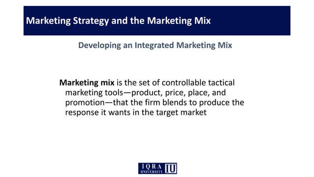 Lecture 04 Marketing Strategy and Marketing Mix.pptx