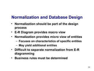 Lecture 04 normalization | PPT
