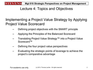 Lecture04 p vscorecard | PDF