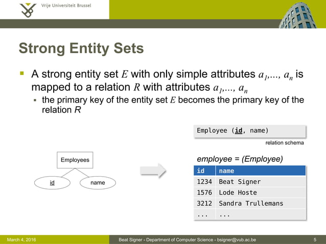 Relational Database Design - Lecture 4 - Introduction to Databases (1007156ANR) | PPT