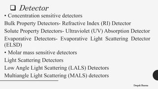 Lecture 04 size exclusion chromatography | PPTX