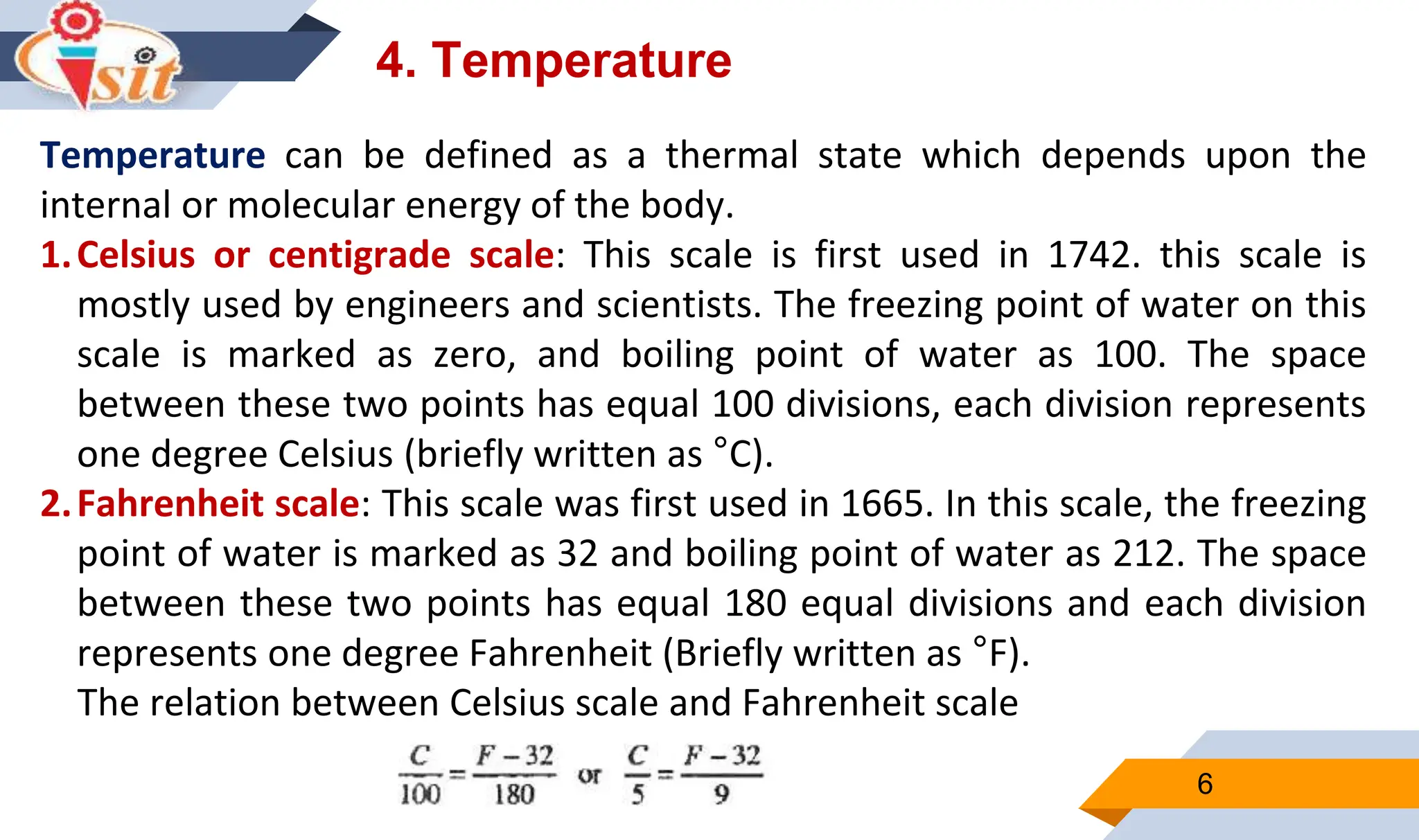 Basic concepts of Temperature Measurement | PPTX