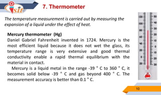Basic concepts of Temperature Measurement | PPTX
