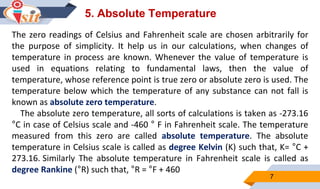 Basic concepts of Temperature Measurement | PPTX | Chemistry | Science