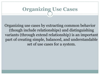 Lecture#04, use case diagram | PPTX