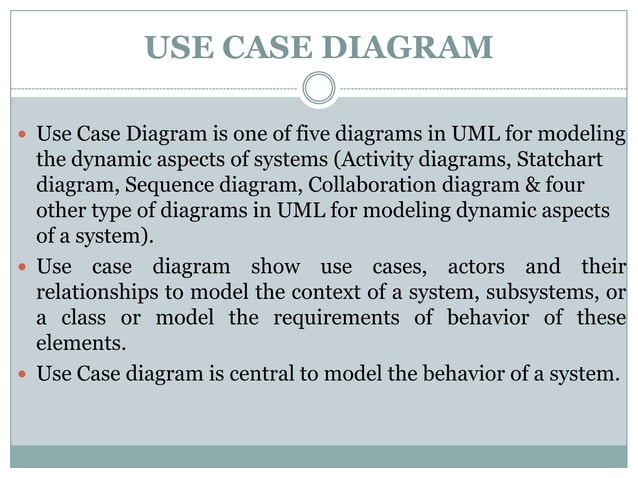 Lecture#04, use case diagram | PPTX | Operating Systems | Computer ...