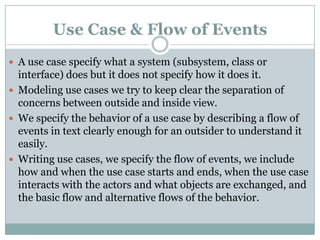 Lecture#04, use case diagram | PPTX