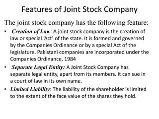Joint Stock Companies | PPT