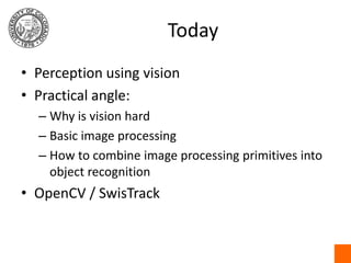 Lecture 05: Vision | PPT