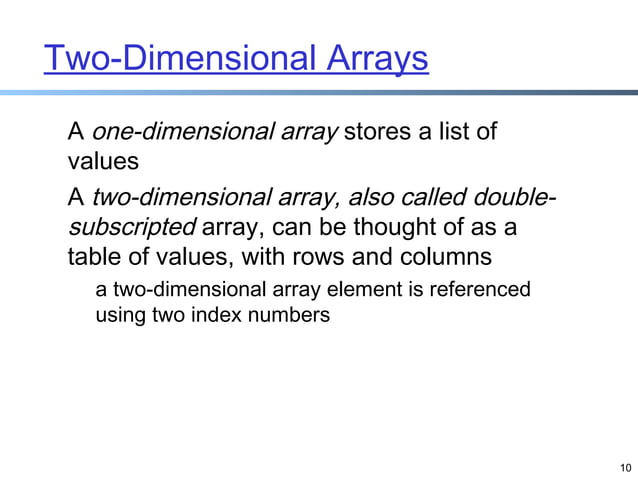 Visula C# Programming Lecture 5 | PPT