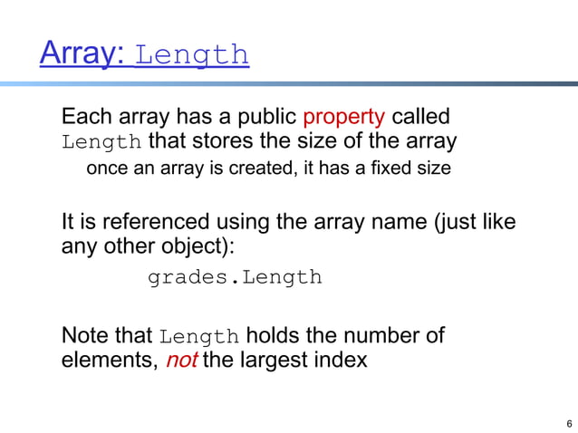 Visula C# Programming Lecture 5 | PPT
