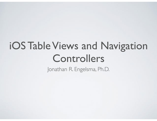 iOS Bootcamp: learning to create awesome apps on iOS using Swift (Lecture 05) | PPT