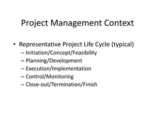 Lecture 05:Advanced Project Management PM Processes and Framework | PPT