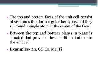 Atomic packing factor | PPTX