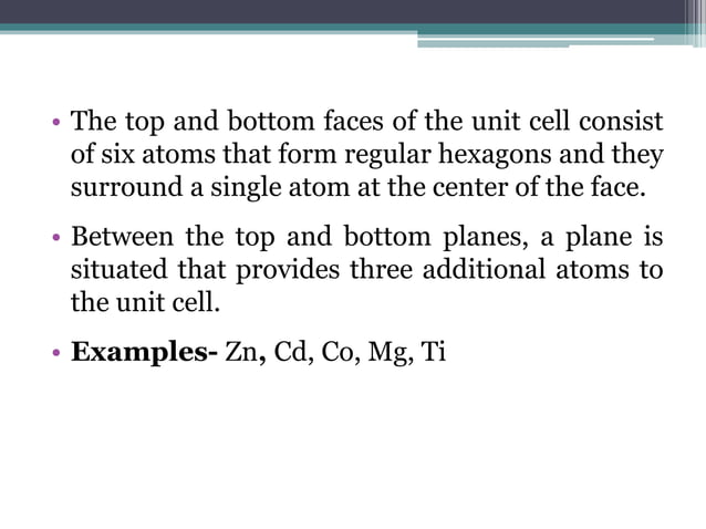 Atomic packing factor | PPTX