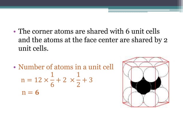 Atomic packing factor | PPTX